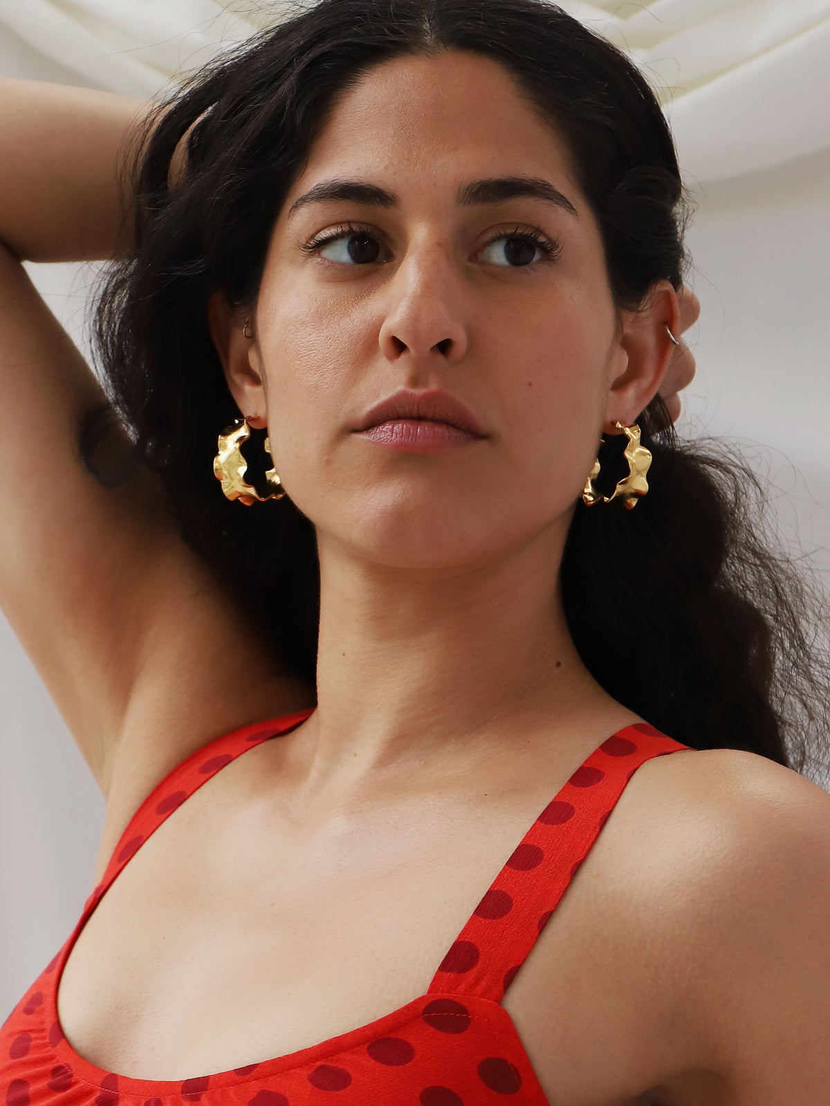 Iris Hoops - Gold Plated Vermeil